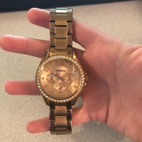 Fossil | Accessories | Gold Fossil Womens Watch | Poshmark